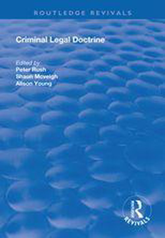 Routledge Revivals - Criminal Legal Doctrine (ebook) | 9780429824296 ...