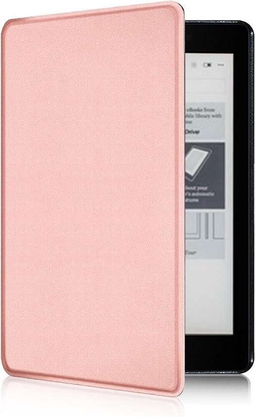 Shop4 - Kobo Aura Edition 2 (2016) Hoes - Book Cover Cabello Roze Goud ...