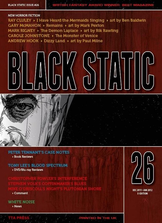Black Static Magazine 8 - Black Static #26 Horror Magazine (ebook), TTA ...