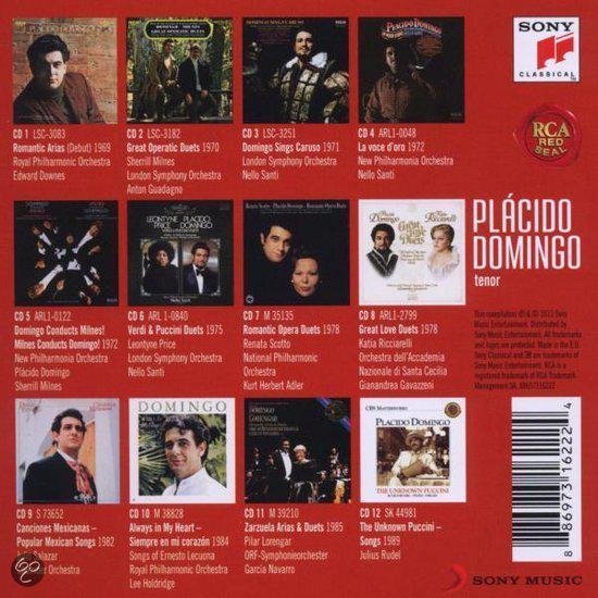 Plácido Domingo: The Album Collection, Placido Domingo | CD (album ...