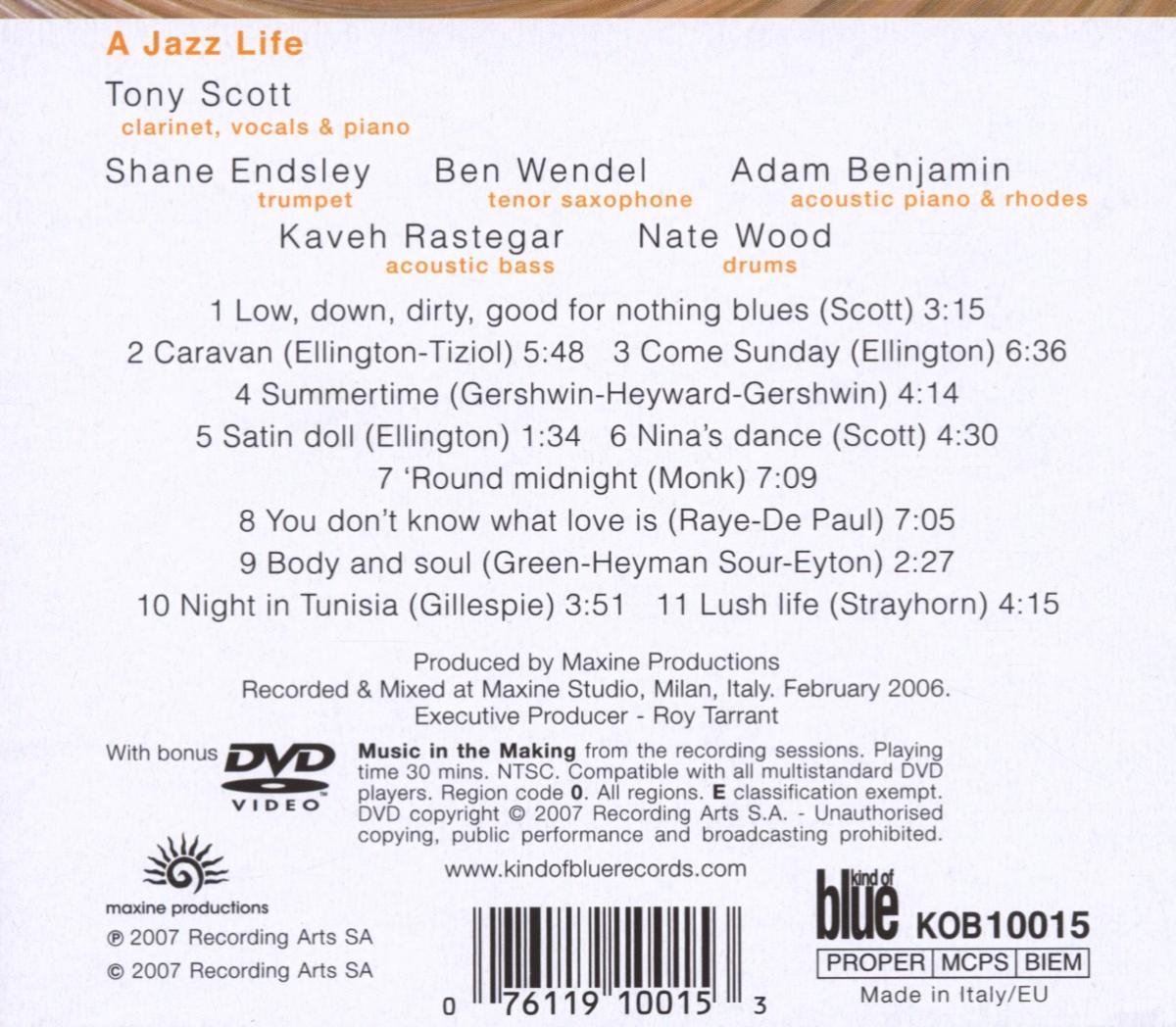 Jazz Life, Tony Scott | Muziek | bol.com
