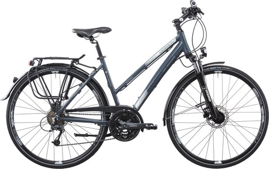 Vermont Eaton toerfiets dames zwart Framemaat 52 cm | bol.com