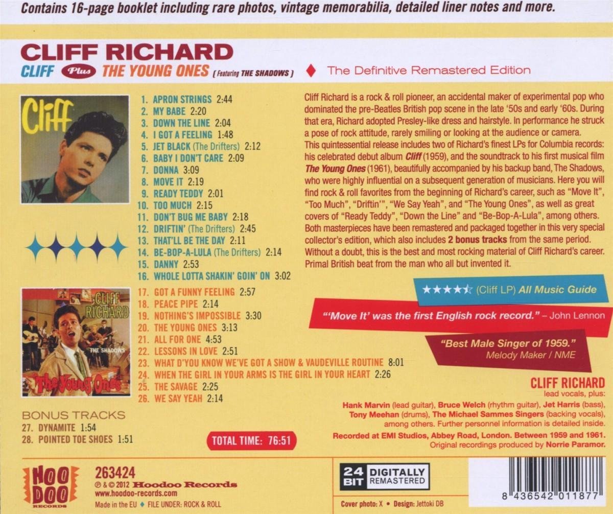 Cliff / The Young Ones, Cliff Richard | CD (album) | Muziek | bol