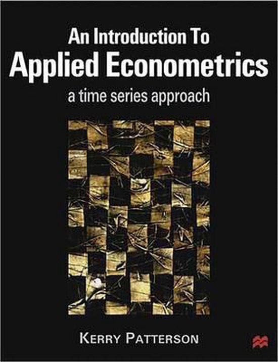 An Introduction to Applied Econometrics | 9780333802465 | Kerry Patterson | Boeken | bol.com