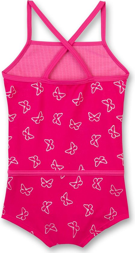 Sanetta Meisjes Badpak kind - Roze - Maat 86 | bol.com