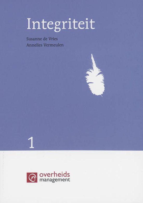Overheidsmanagement 1 - Integriteit | 9789035242135 | S.A. de Vries ...