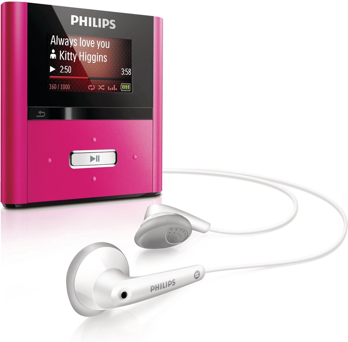 Philips GoGear Raga 2 GB - Roze | bol.com