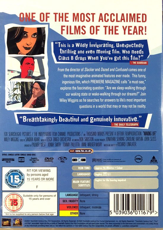 Waking Life [2002] [DVD] (Dvd) | Dvd's | bol.com