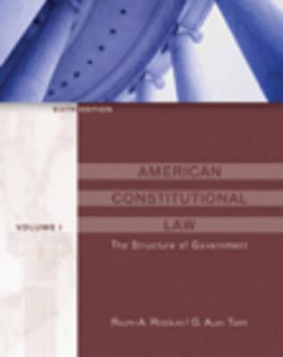 American Constitutional Law: Structure of Government (with InfoTrac ...