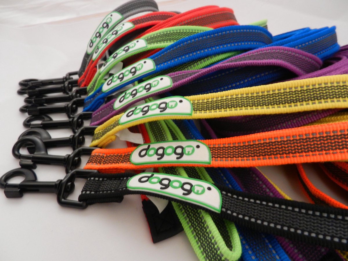 Dogogo antislip riem zonder handvat 20mm x 1m grijs | bol