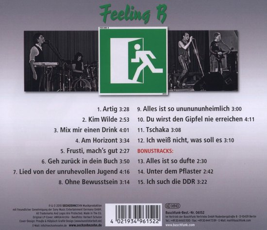 Das Originalalbum, Feeling B | Muziek | bol