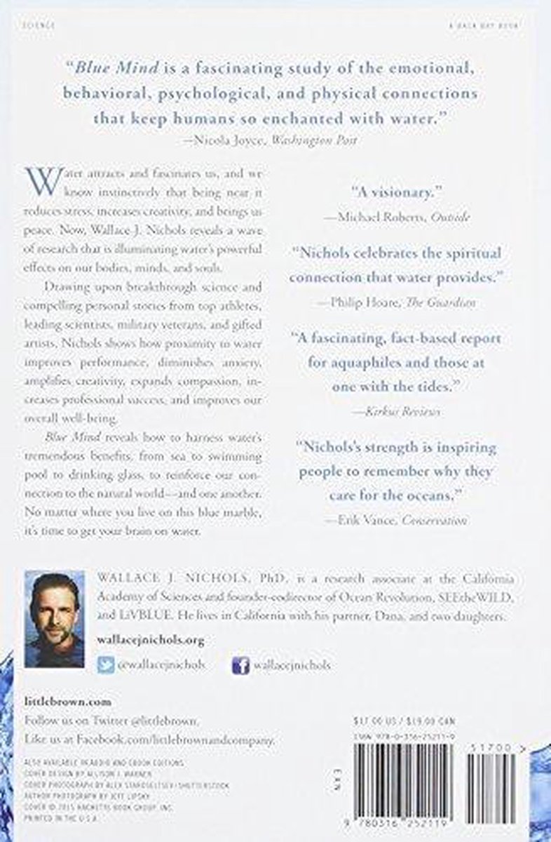 Blue Mind, Wallace J Nichols | 9780316252119 | Boeken | bol.com