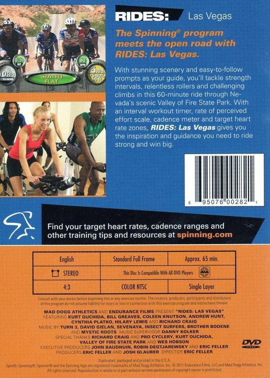 Spinning DVD - Rides: Las Vegas | bol.com