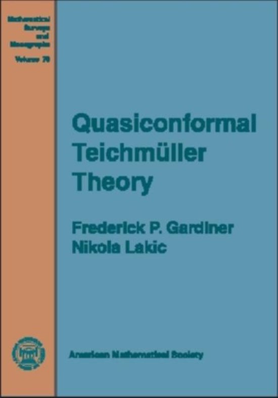 Quasiconformal Teichmuller Theory | 9780821819838 | Nikola Lakic ...