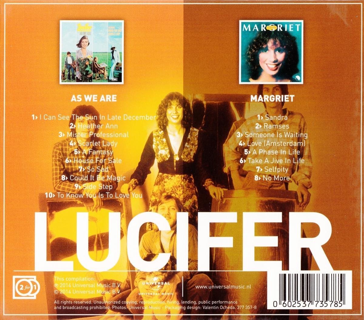 Lucifer - 2 For 1:(Sc) As We Are / Margriet, Lucifer | CD (album ...