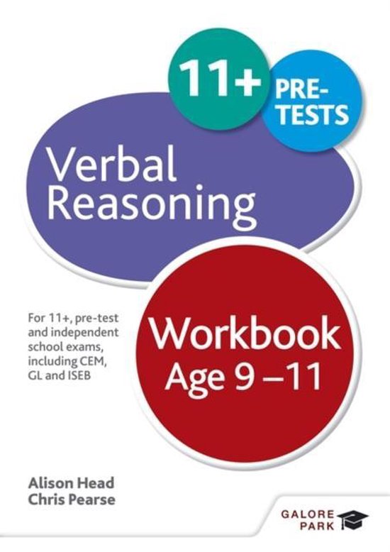 Verbal Reasoning Workbook Age 9-11 | 9781471849329 | Chris Pearse ...
