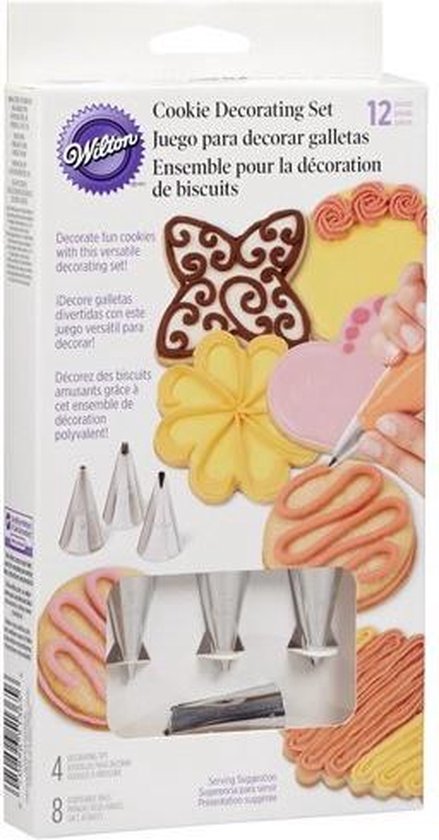 Wilton Cookie Decorating Set/12 | bol