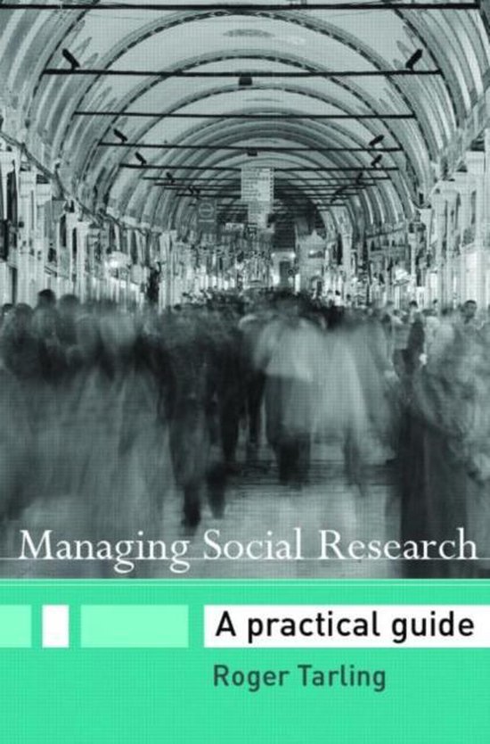 Managing Social Research, Roger Tarling | 9780415355179 | Boeken | bol.com