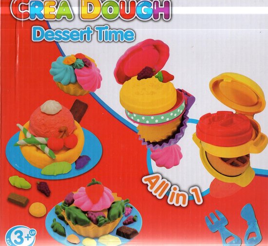 Dessert Time Cup cake set Crea Dough | bol