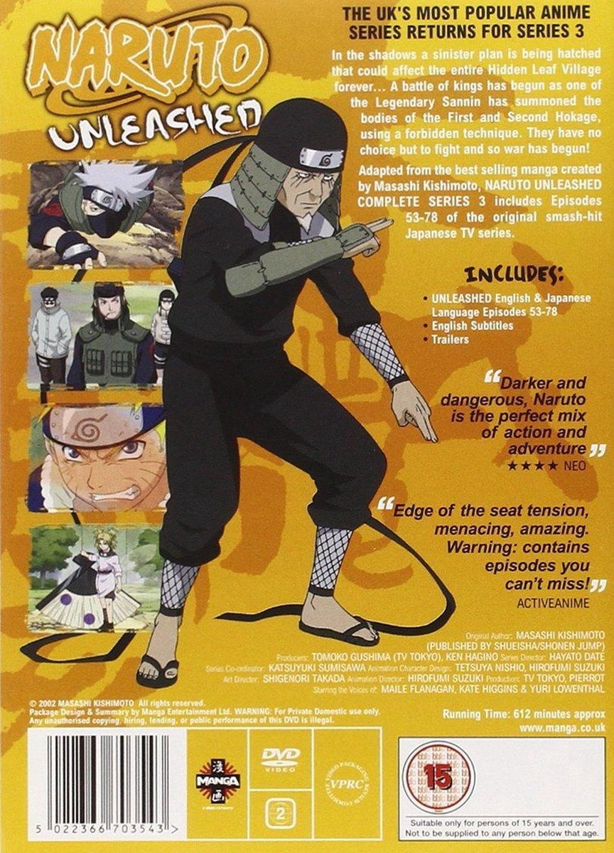 Naruto Unleashed: Complete Series 3 (DVD) (Dvd) | Dvd's | bol.com