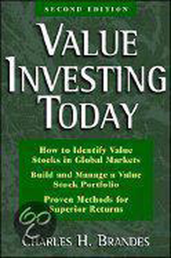 Value Investing Today | 9780070071902 | Charles Brandes | Boeken | bol