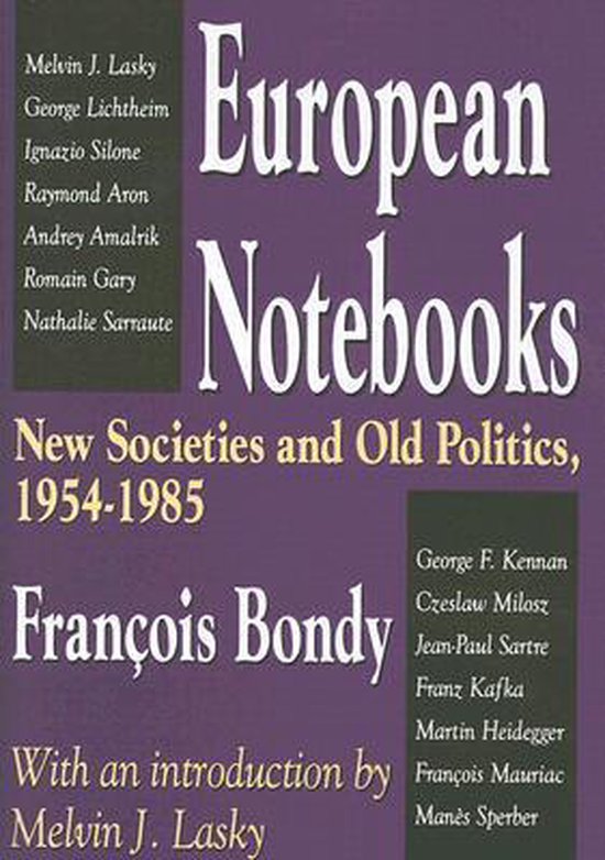 European Notebooks | 9780765802712 | Francois Bondy | Boeken | bol