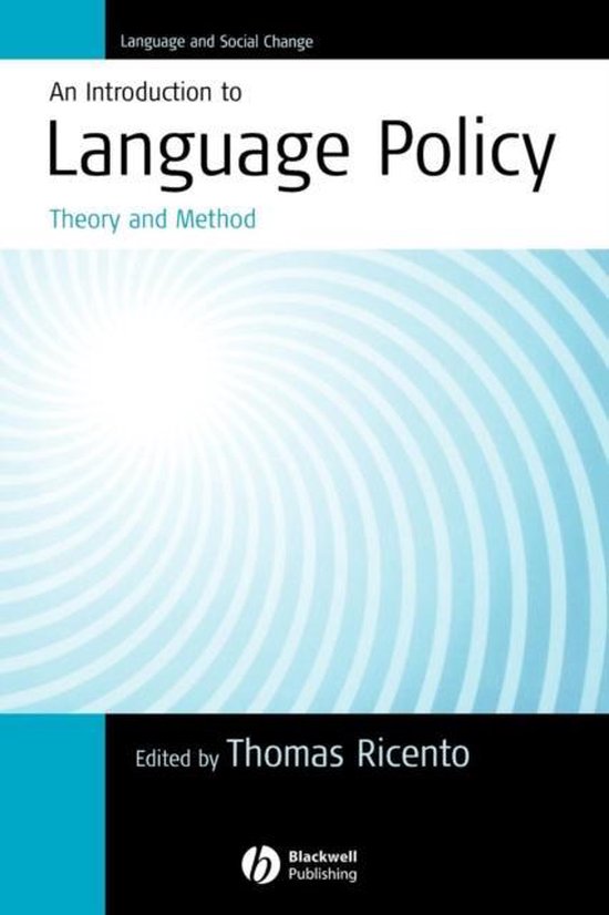 Introduction To Language Policy | 9781405114981 | Thomas Ricento ...