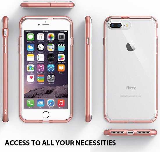 Ringke Frame Apple iPhone 7 Plus / 8 Plus Roze Goud | bol