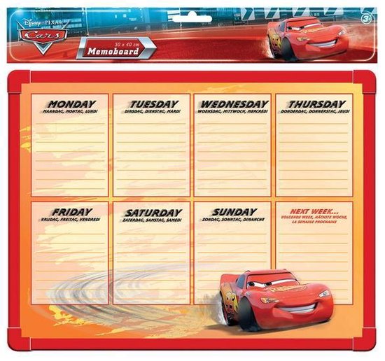 Weekplanner Cars | bol