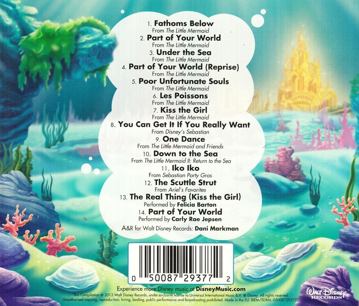 Little Mermaid Greatest Hits, Various | CD (album) | Muziek | bol.com