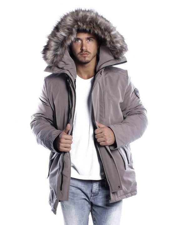 YCLO Torben Parka Stone (Faux Fur) | bol.com