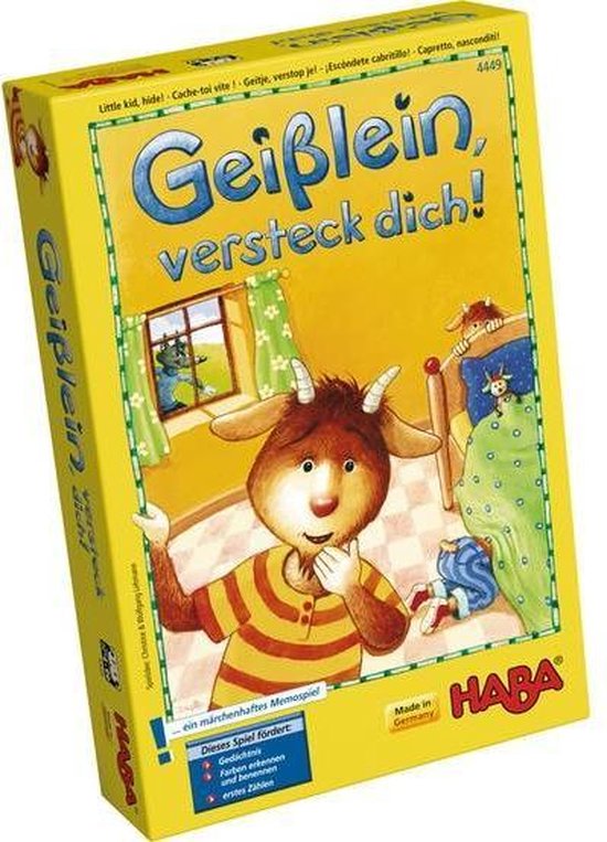 Speelgoed | Wooden Toys - Spel - Geitje Verstop Je! (Duitse Verpakking ...