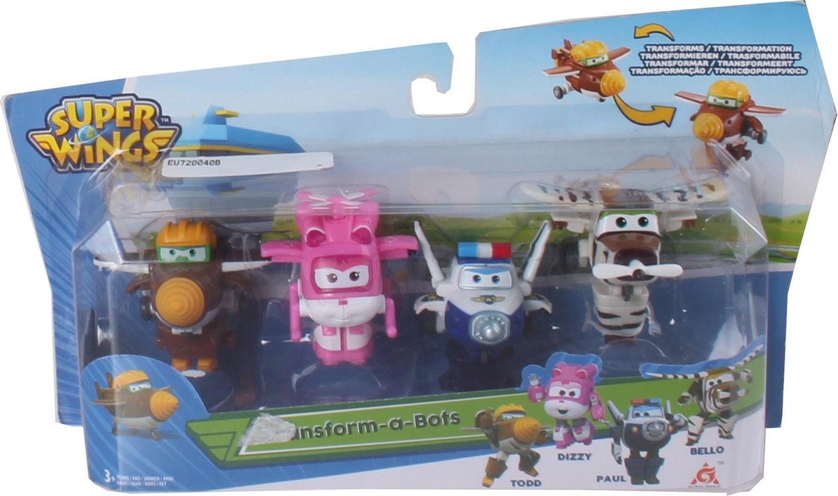 Super Wings Transform-a-bots Figurenset Todd | bol.com