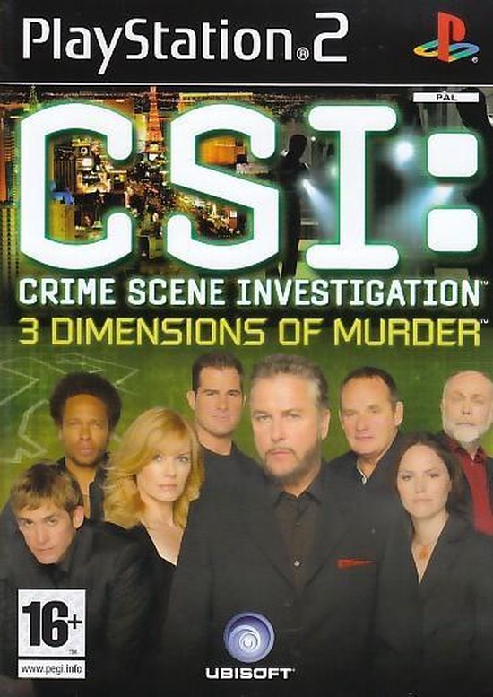 Ubisoft CSI: Crime Scene Investigation: 3 Dimensions of Murder, PS2 ...