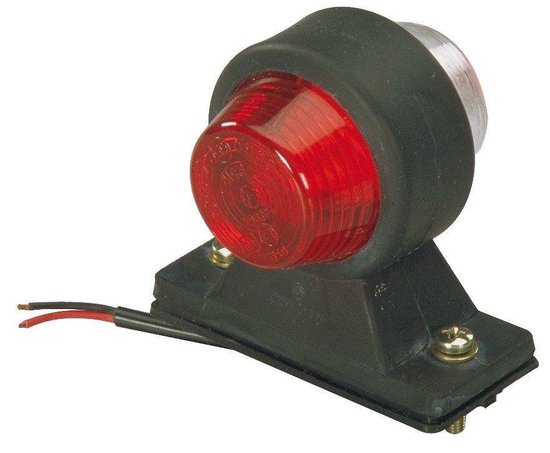 LED markerings lamp Rood/WIT - 12/24V | bol