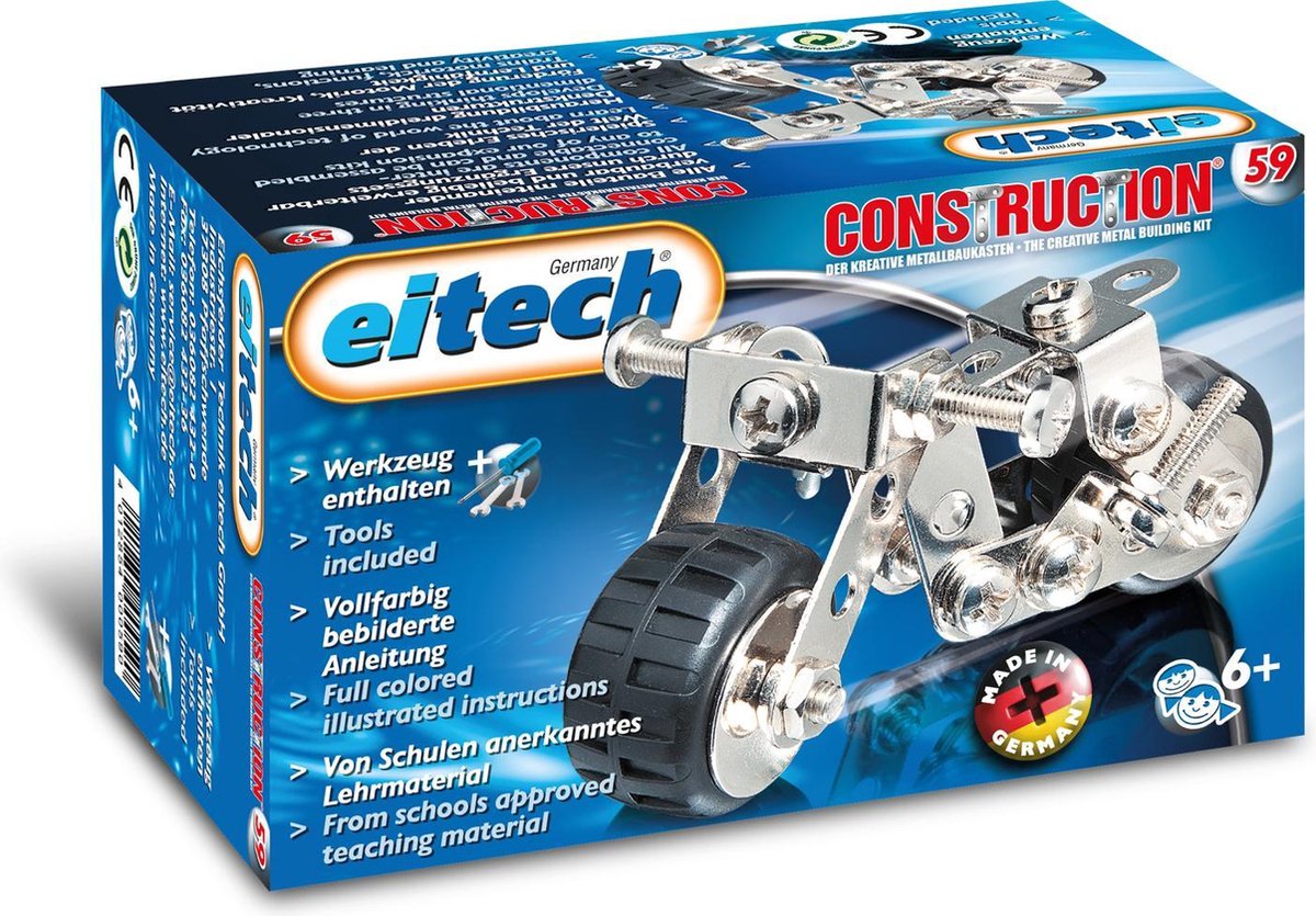 Eitech Constructie - Bouwdoos - Motorfiets | bol.com