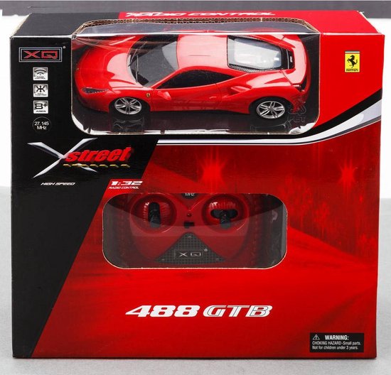 XQ Toys X Street Ferrari 488 GTB 1:32 afstandsbestuurbare auto Remote ...