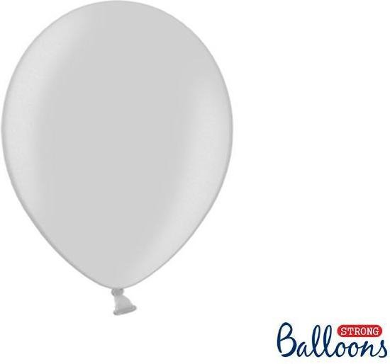 Strong Balloons 27cm, Zilver (1 zakje met 50 stuks) super sterke ...