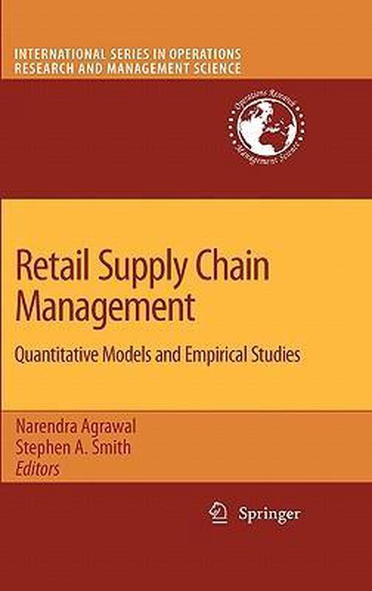 Retail Supply Chain Management, Stephen A Smith | 9780387789026 | Boeken | bol