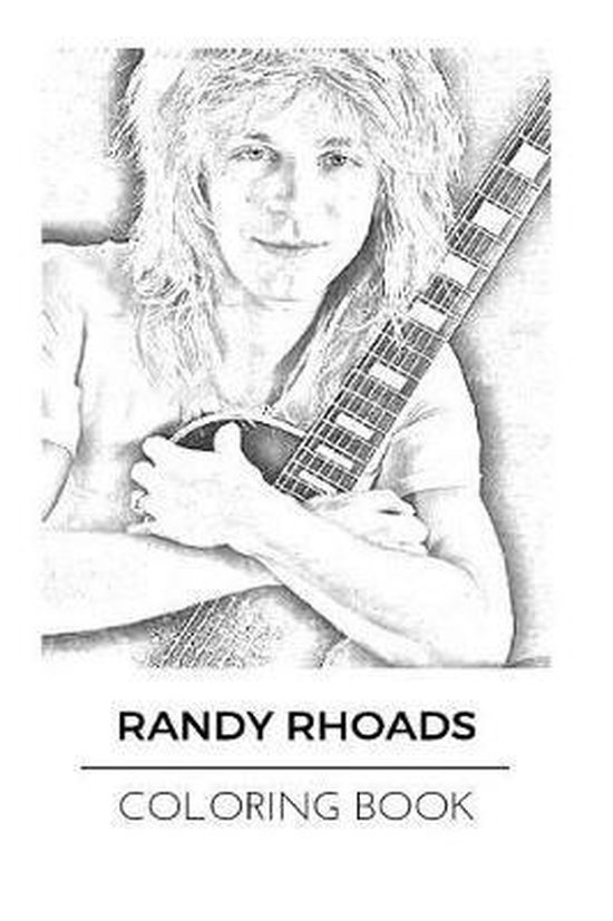 Randy Rhoads Coloring Book, Coloring Books For Adults | 9781544150284 ...