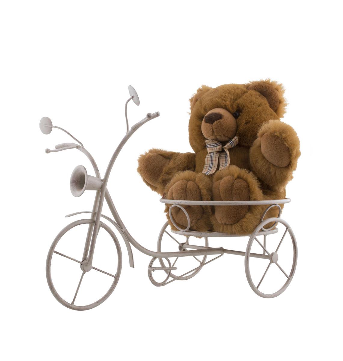 Metalen planten staander - model fiets | bol.com