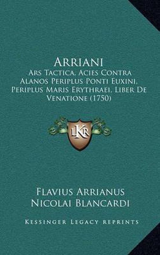 Arriani, Flavius Arrian | 9781166110277 | Boeken | bol.com