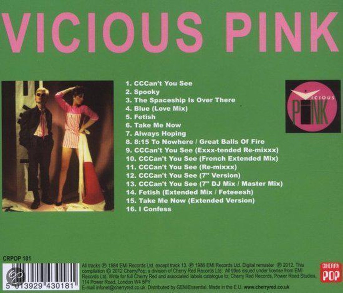 Vicious Pink, Vicious Pink | CD (album) | Muziek | bol.com