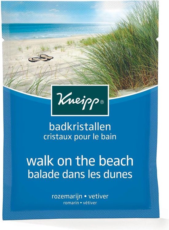 Kneipp Badkristallen walk on the beach | bol