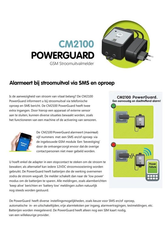 Mobeye CM2100 PowerGuard - Stroombewaking | bol