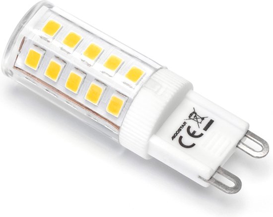Set van 10 G9 LED Lampen - 3.5 Watt - 350 Lumen - 3000K Warm wit - Steeklamp - LED... | bol.com