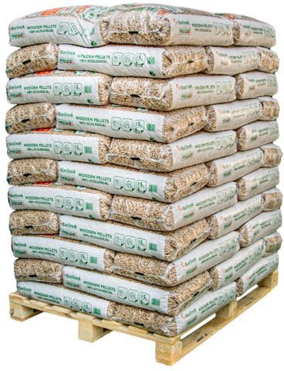 Barlinek - EN A1 & DINPLUS - houtpellets - a 66 zakken - 990kg - 15kg ...