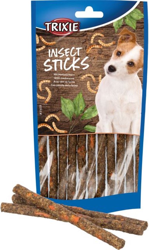 Trixie - Insect Sticks Met Meelwormen - 80 GR | bol