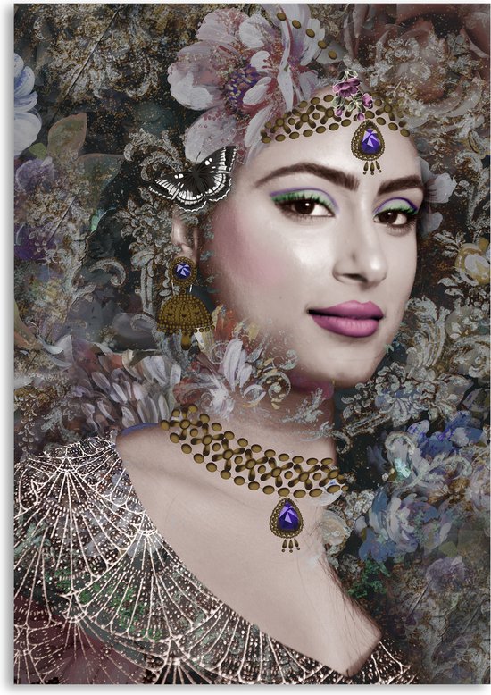 Melli Mello - Victorian Princess - Wall art - 70x100cm - Dibond ...