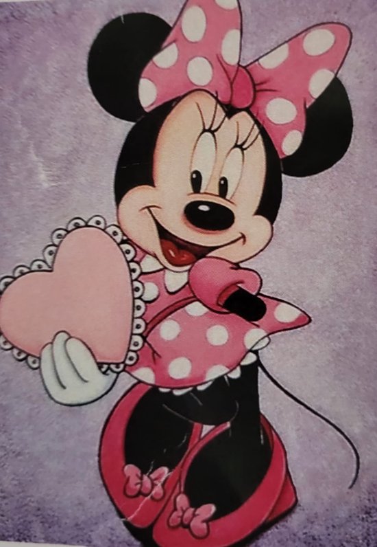 Diamond Painting Minnie Mouse - 5D - Ronde steentjes - Volledig pakket ...